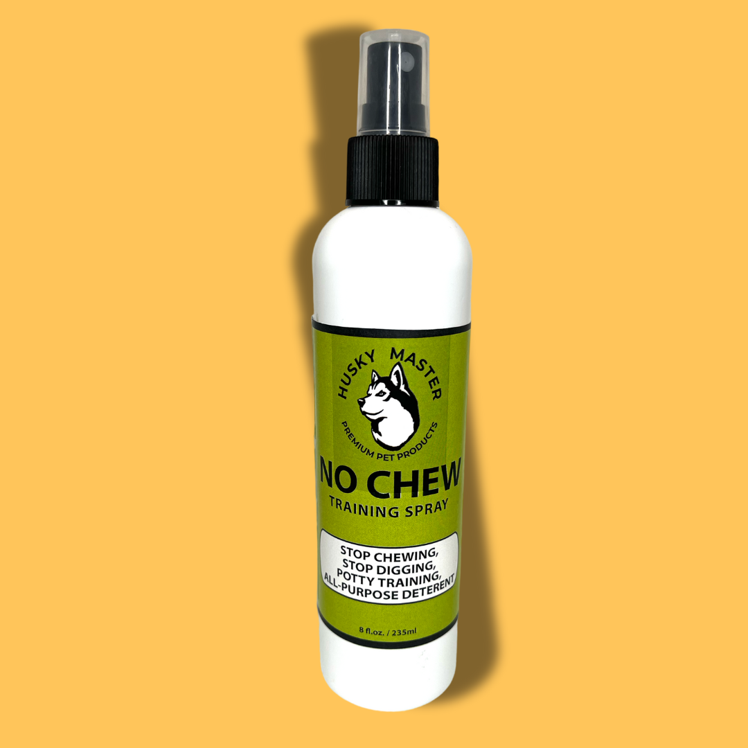 No Chew Training Spray - Natural Yuck Spray with Essential Oils - Rose – Husky Master